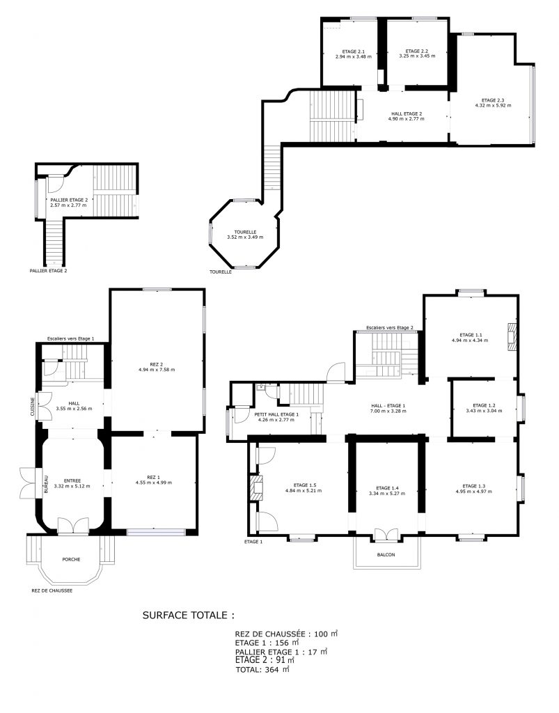 Plan 01 - Surface Totale · Centre wallon d'art contemporain "La ...